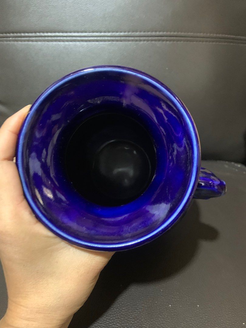 Guci japan biru jadul, Antik, Lainnya di Carousell