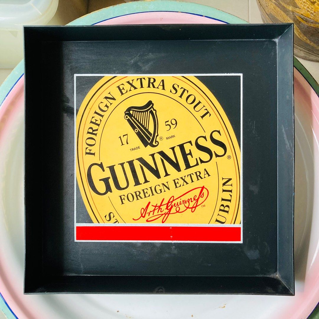 Guinness beer tray, Hobbies & Toys, Memorabilia & Collectibles, Vintage ...