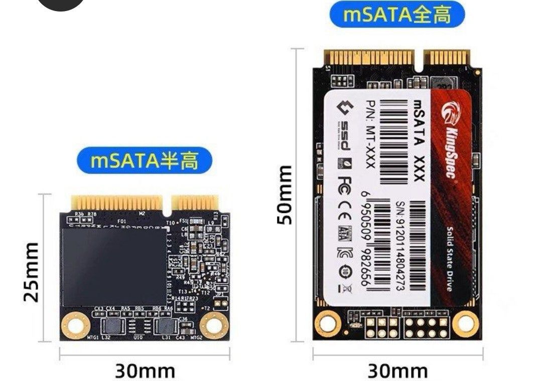 Half Card mSATA SSD 512GB, Computers & Tech, Parts & Accessories, Hard Disks & Thumbdrives on ...