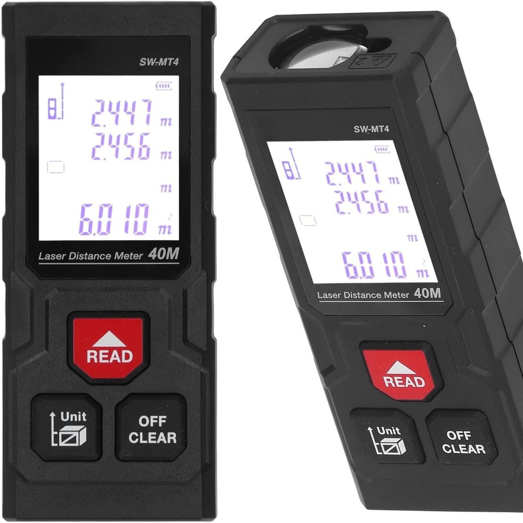 實體店鋪Handheld Laser Distance Meter,40m Range, Millimeter Accuracy ...