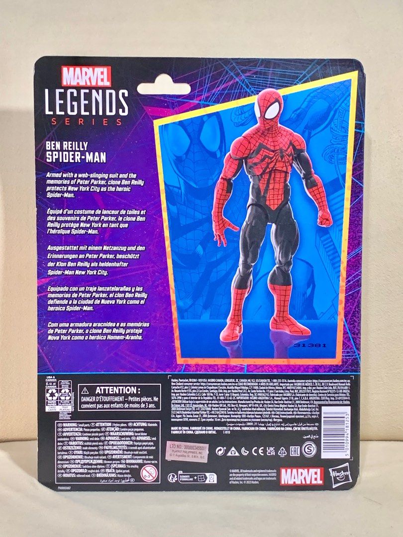 Hasbro Marvel Legends Ben Reilly Spider-Man, Hobbies & Toys, Toys ...