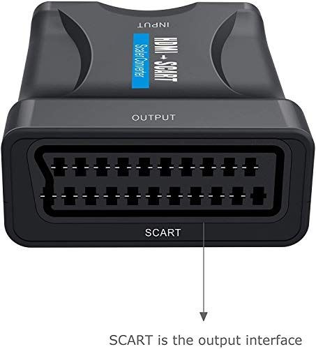 HDMI to SCART Converter, GANA 1080P HDMI to SCART Adapter to play HDMI ...
