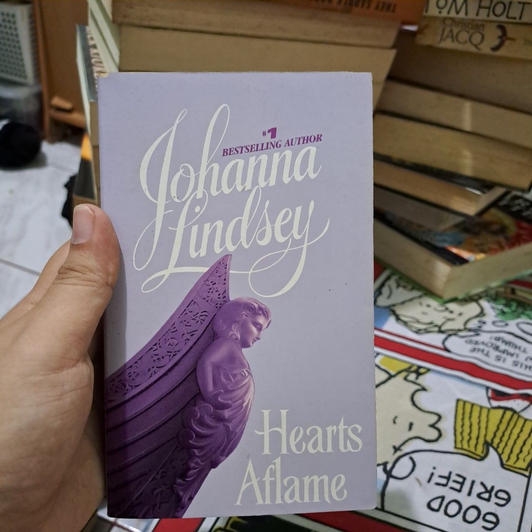 Hearts Aflame by Johanna Lindsey, Hobbies & Toys, Books & Magazines ...