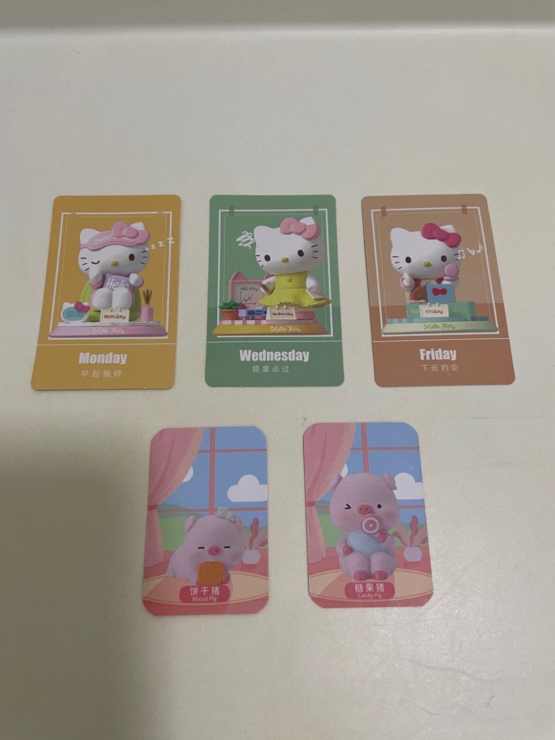 Hello Kitty Week Blind box and Pig Diary blind box, Hobbies & Toys ...