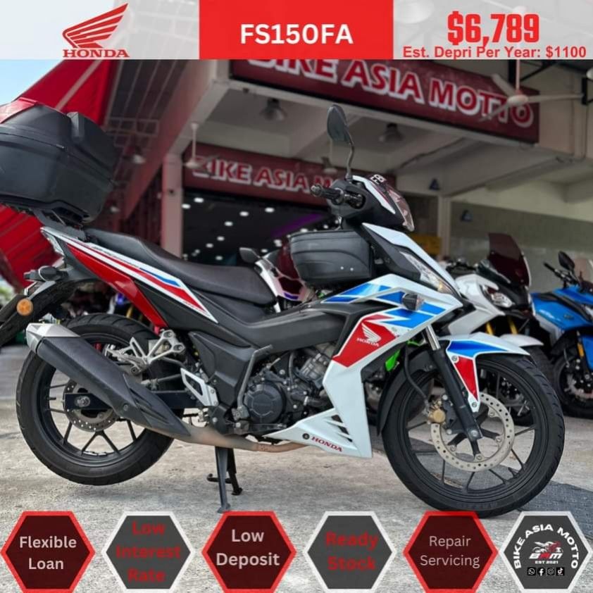 honda rs150, Motorcycles, Motorcycles for Sale, Class 2A on Carousell
