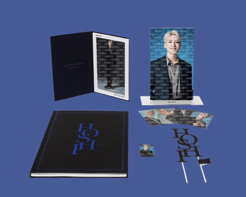 Hoshi Birthday package version 1 box sealed q&a notebook acrylic stand ...