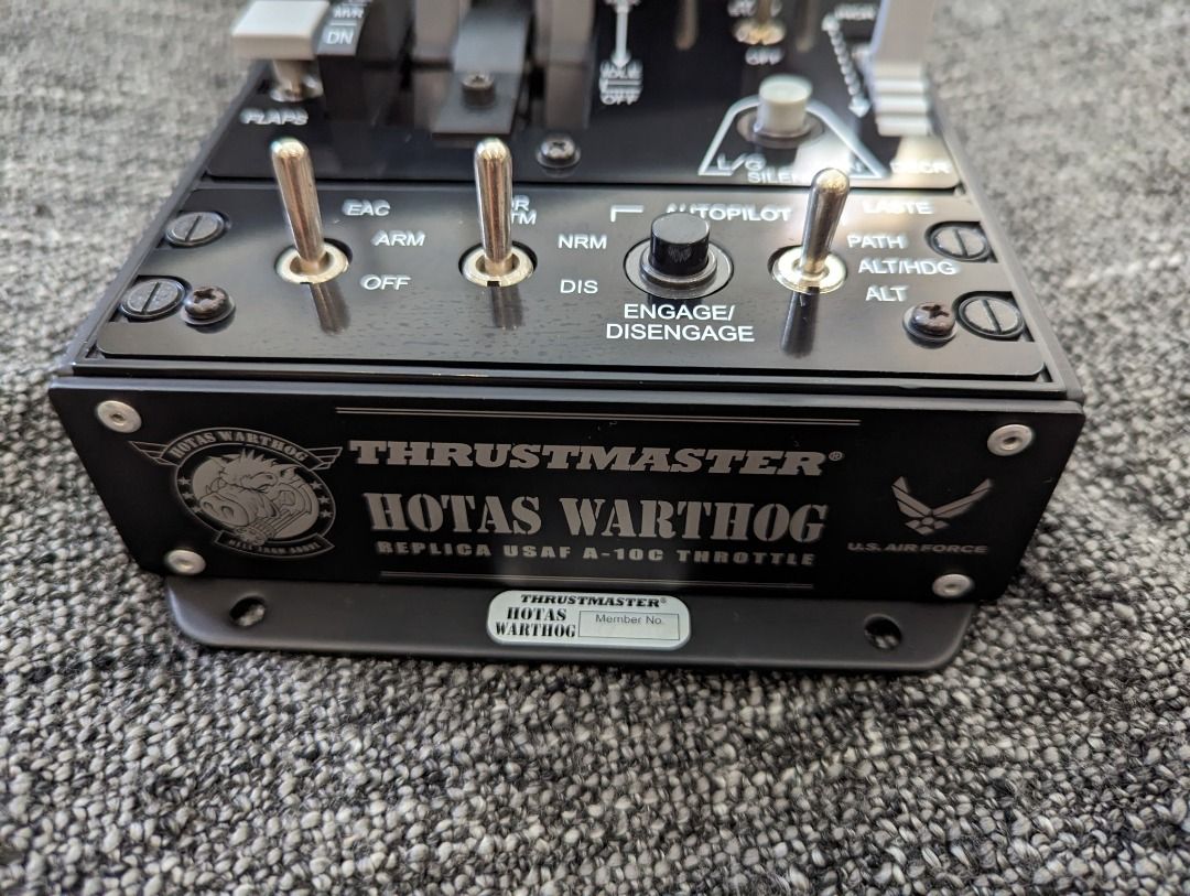 Hotas Thrustmaster Warthog Dual Throttle with Analog thumbstick upgrade ...