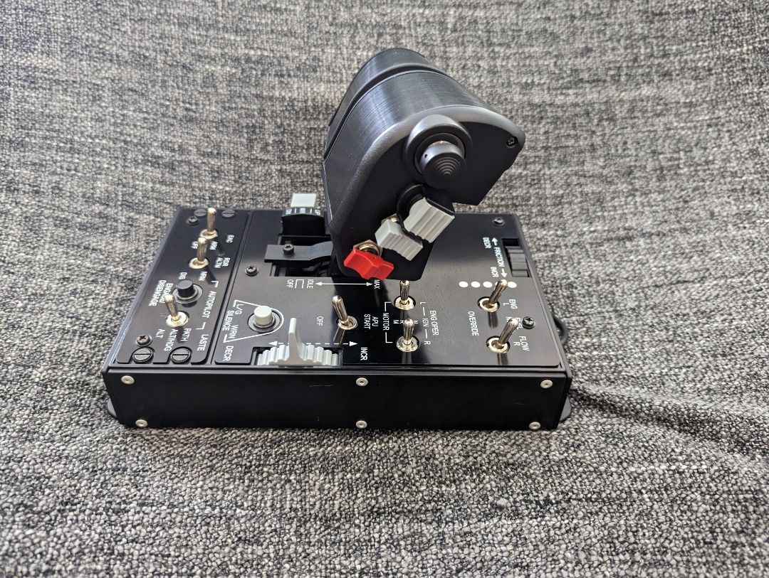 Hotas Thrustmaster Warthog Dual Throttle with Analog thumbstick upgrade ...