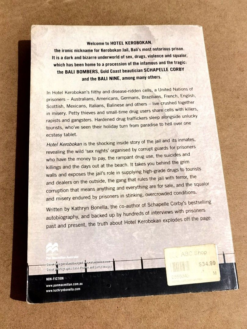 Hotel Kerobokan The Shocking Inside Story Of Bali's Most Notorious Jail ...