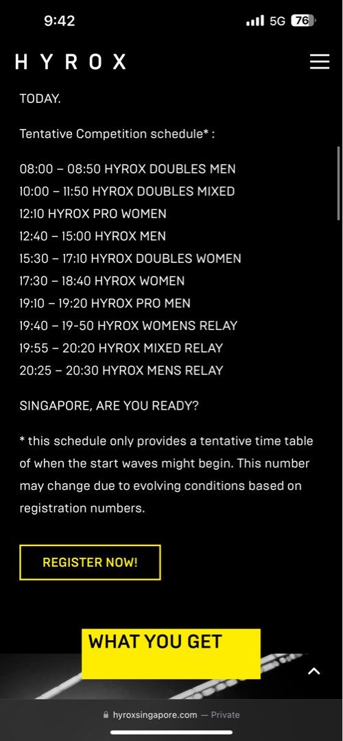 Hyrox Men Double, Tickets & Vouchers, Event Tickets on Carousell