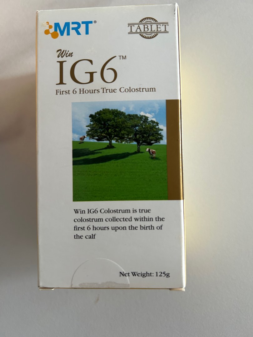 IG6 Colostrum tablets, Health & Nutrition, Health Supplements, Vitamins & Supplements on Carousell