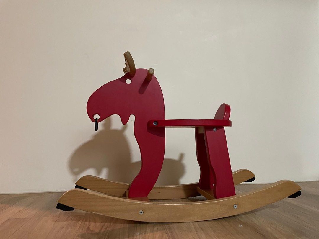Ikea Rocking Moose, Babies & Kids, Infant Playtime on Carousell
