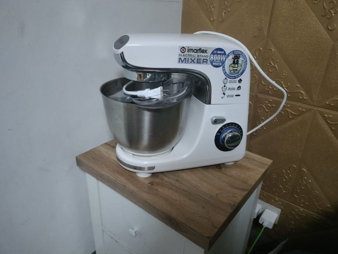 Imarflex Stand Mixer IMX-420S, TV & Home Appliances, Kitchen Appliances ...