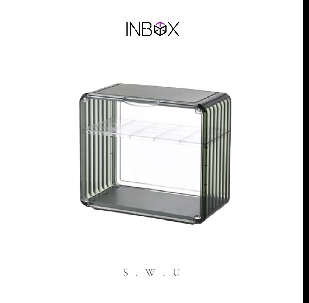 INBOX Garage Kit storage box acrylic transparent box Lego pop Mart ...