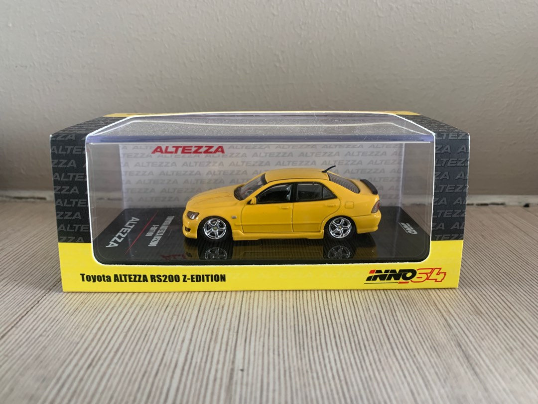 Inno64 1/64 Toyota Altezza RS200 Yellow Special, Hobbies & Toys, Toys ...
