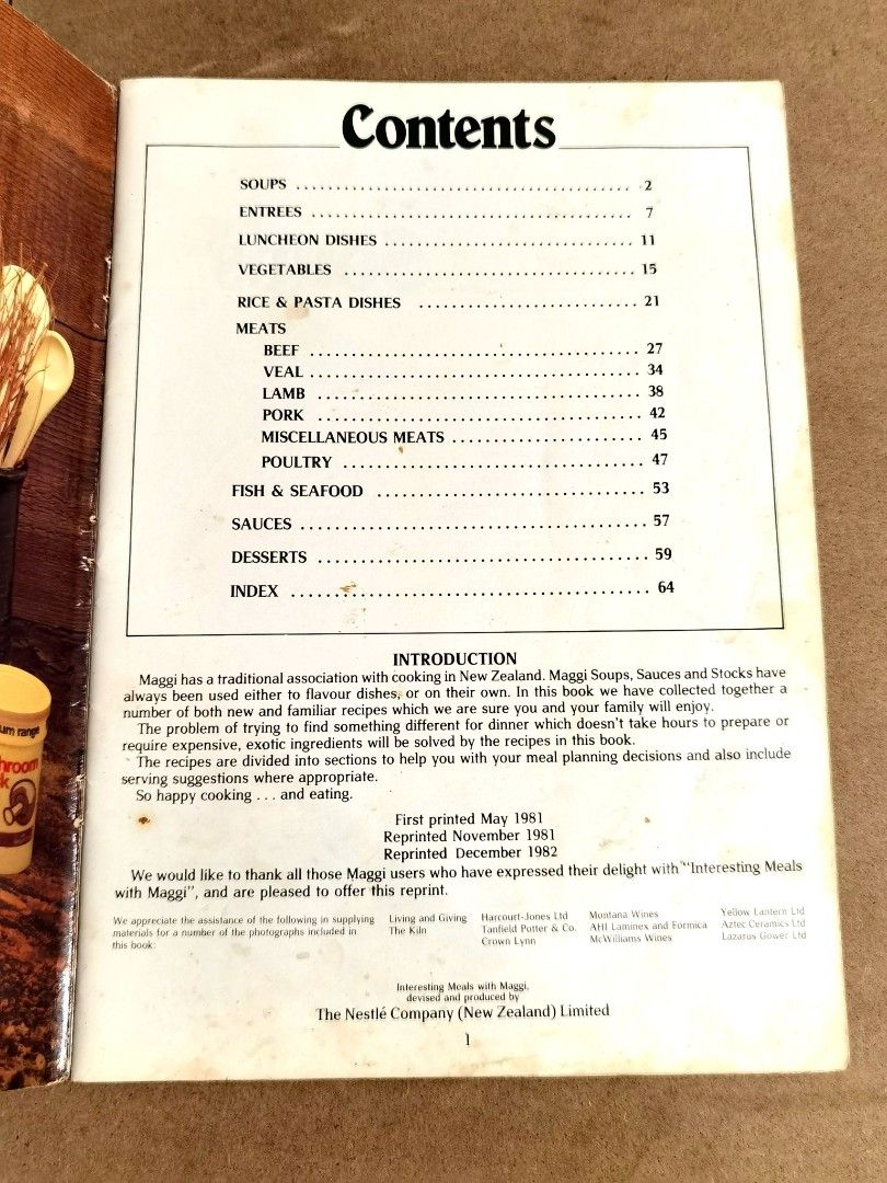 Interesting Meals With Maggi Recipe Cooking Book Buku Masakan Vintage ...