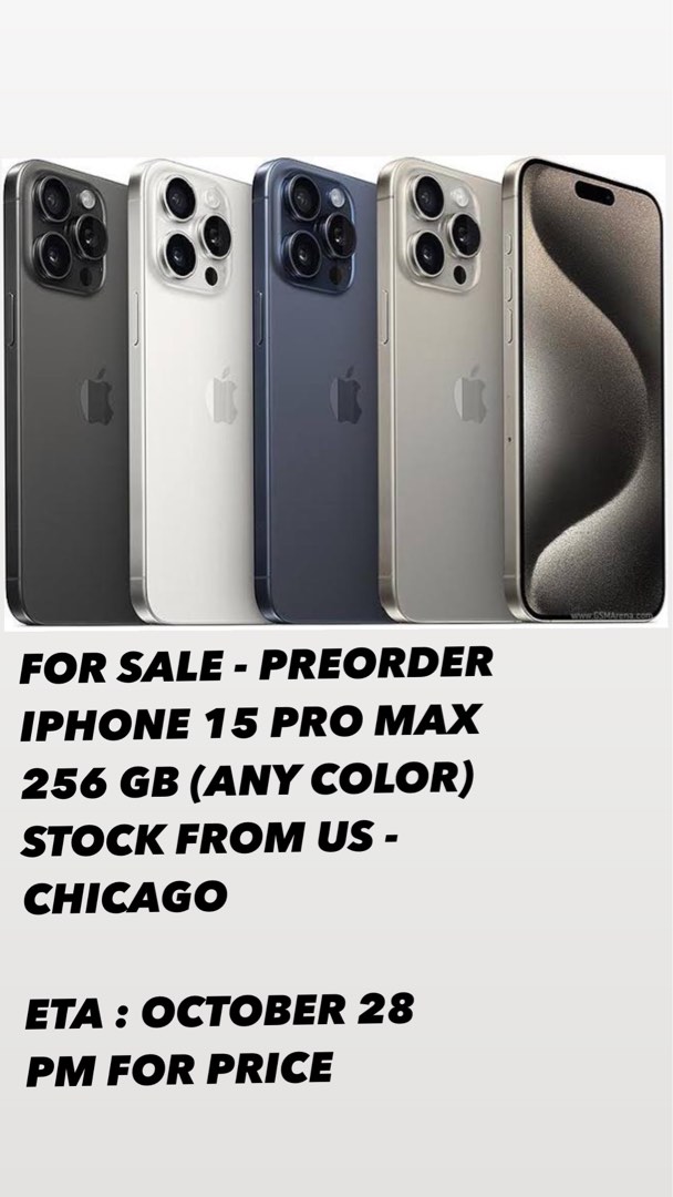 IPHONE 15 PRO MAX, Mobile Phones & Gadgets, Mobile Phones, iPhone ...