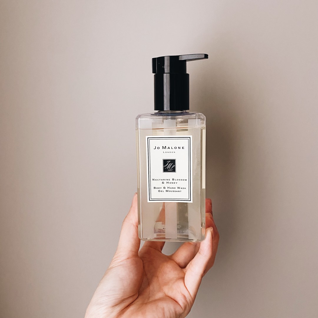 Jo Malone Hand and Body wash - Nectarine & Blossom Honey 250ml, Beauty ...