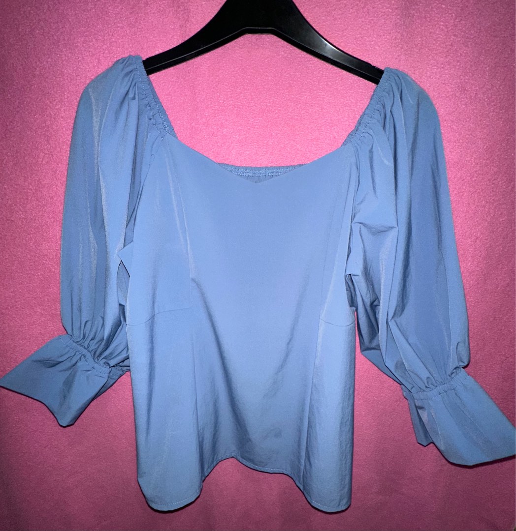 Kashieca Gartered Off-Shoulder, Women's Fashion, Tops, Blouses on Carousell