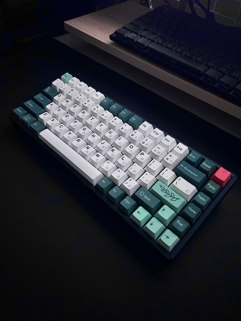 Keychron K2V2 (K2C2H) - Aluminium sides - Fully modded (Botanical ...