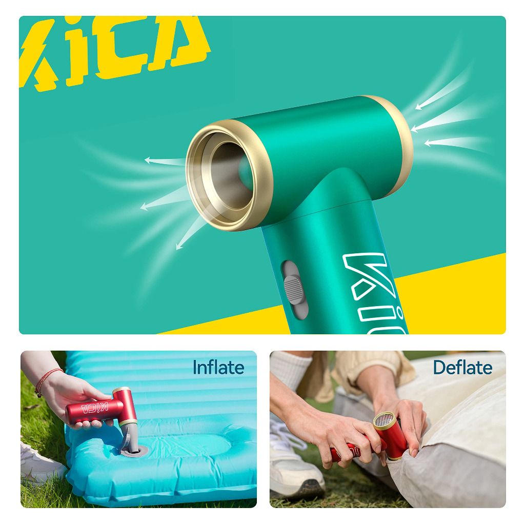 KICA Jet Fan 2 Electric Portable Rechargeable Cordless Compressed Air ...