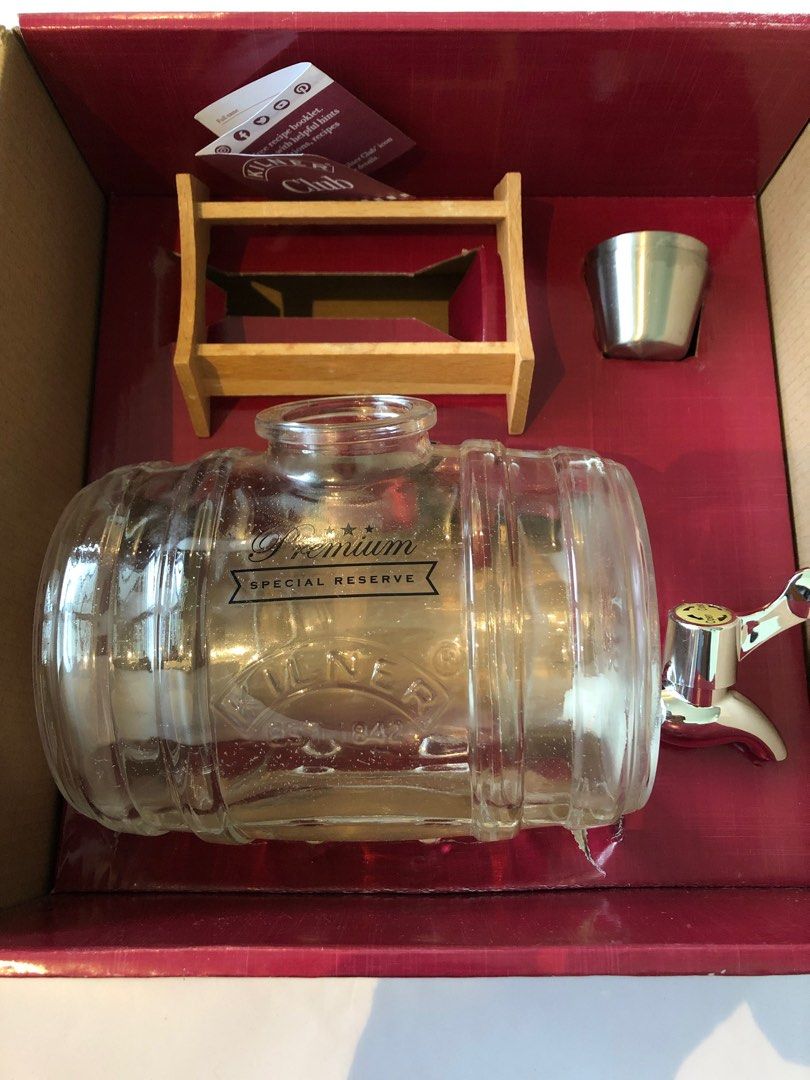 Kilner 1-litre Wine/ Drink Dispenser, Furniture & Home Living ...