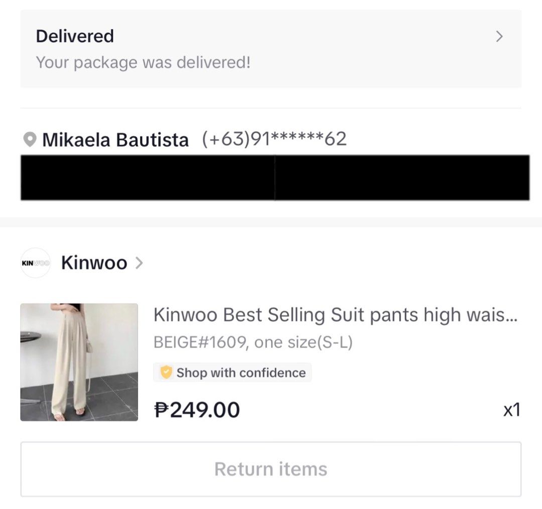 KINWOO Beige Suit Pants / Trousers - High-waist, elastic, vertical leg ...