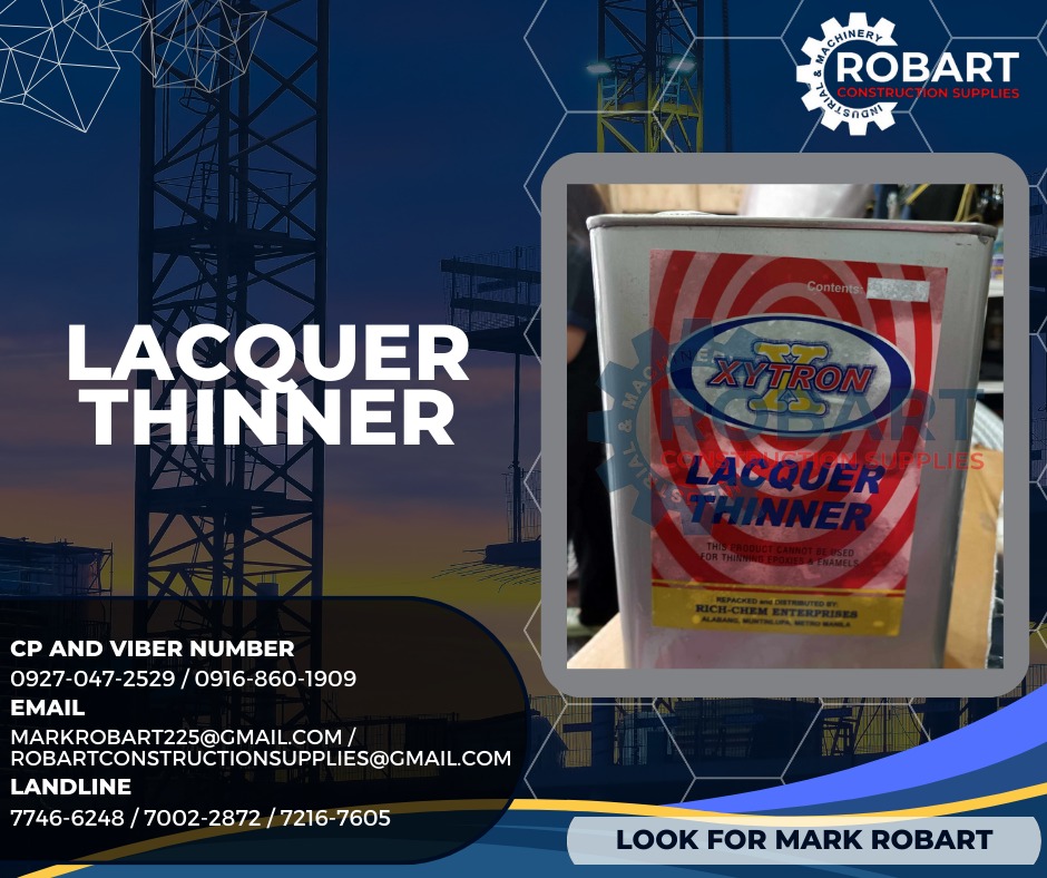 Lacquer Thinner, Commercial & Industrial, Construction Tools ...