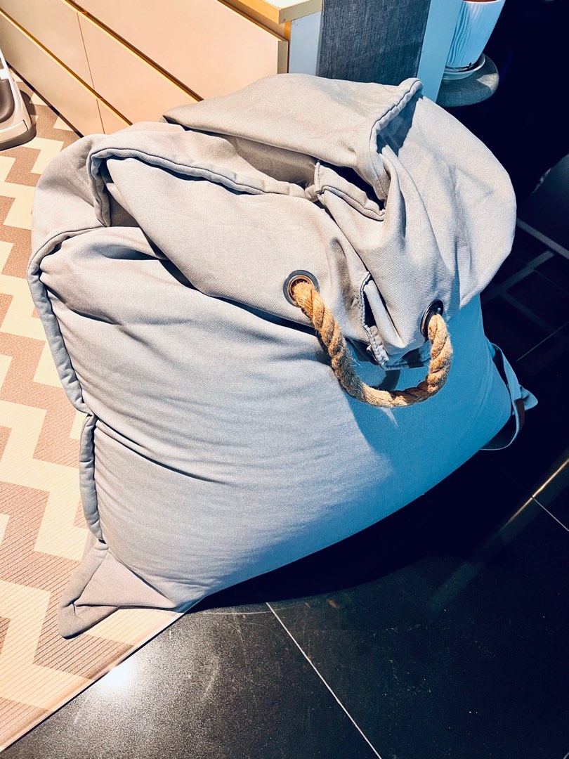 Lazy life Paris Bean Bag (Large), Furniture & Home Living, Furniture ...