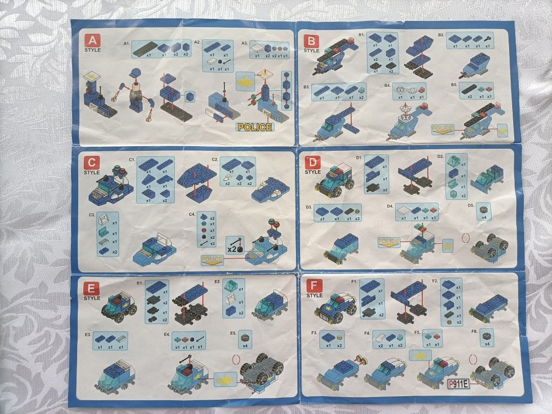 Lego - LELE BROTHER - POLICE, Hobbies & Toys, Toys & Games on Carousell