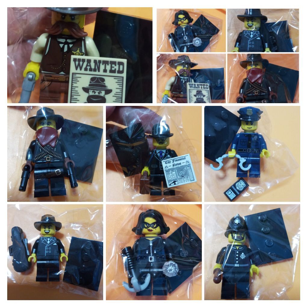 Lego Minifigures Police and bandits, Hobbies & Toys, Toys & Games on ...