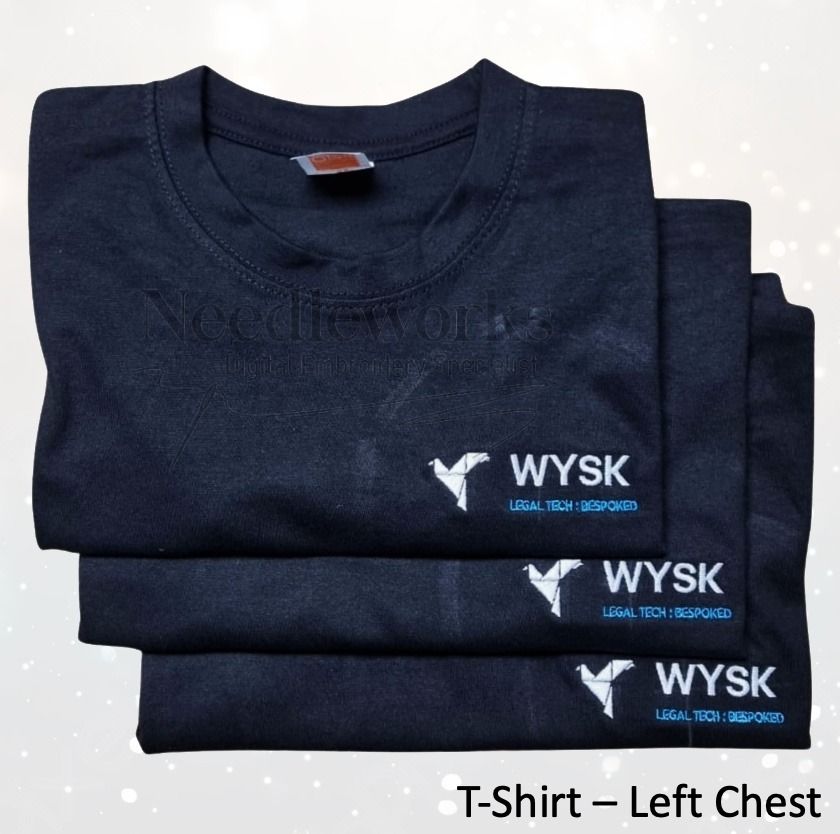 Logo Embroidery Logo Stitches T Shirt Chef Jacket, Hobbies & Toys ...