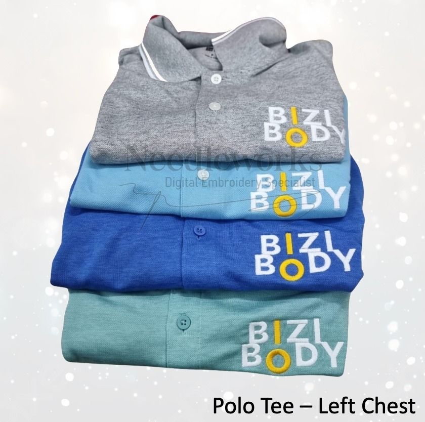 Logo Embroidery Logo Stitches T Shirt Chef Jacket, Hobbies & Toys ...