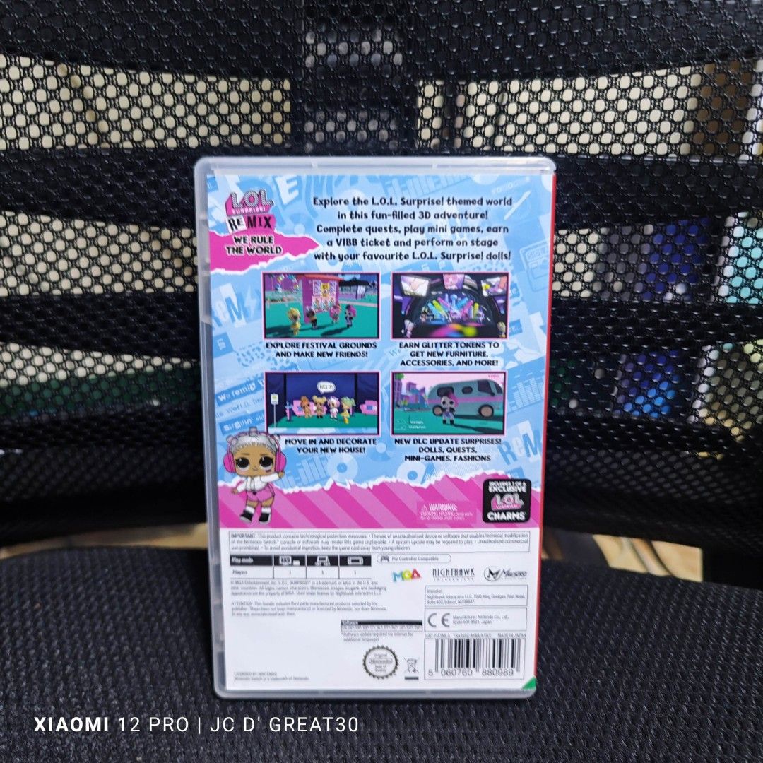 LOL Surprise Remix We Rule the World Switch Game, Video Gaming, Video ...