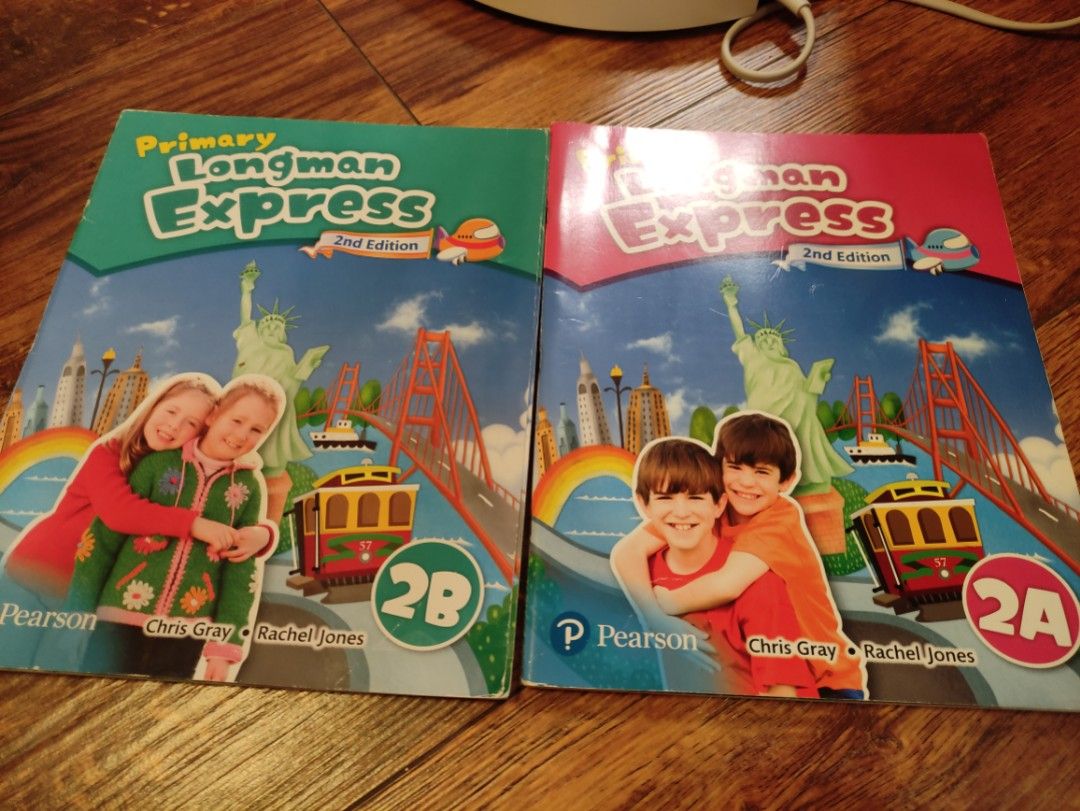 Longman express 2A 2B Pearson, 興趣及遊戲, 書本 & 文具, 教科書 - Carousell