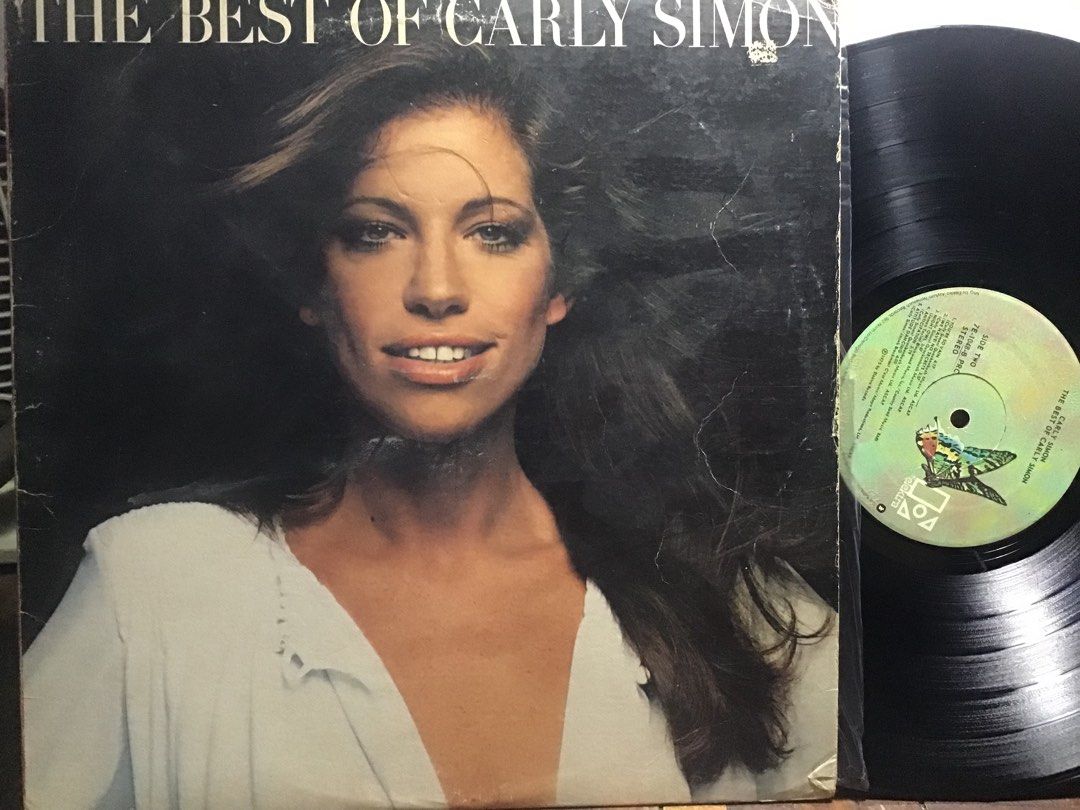 LP The Best of Carly Simon OOP VINYL RECORD Anubis Piring Hitam 70s Pop ...