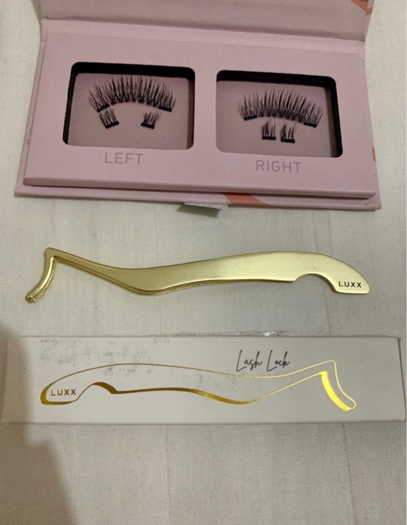 LUXXLASH magnetic eyelashes falsies in Paige with lash lock applicator ...
