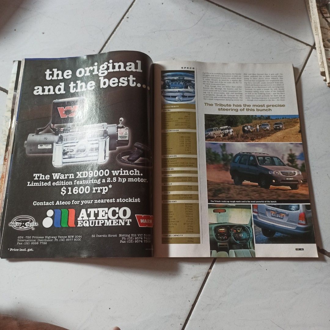 Majalah Mobil Import 4X4 Australia, Buku & Alat Tulis, Majalah ...