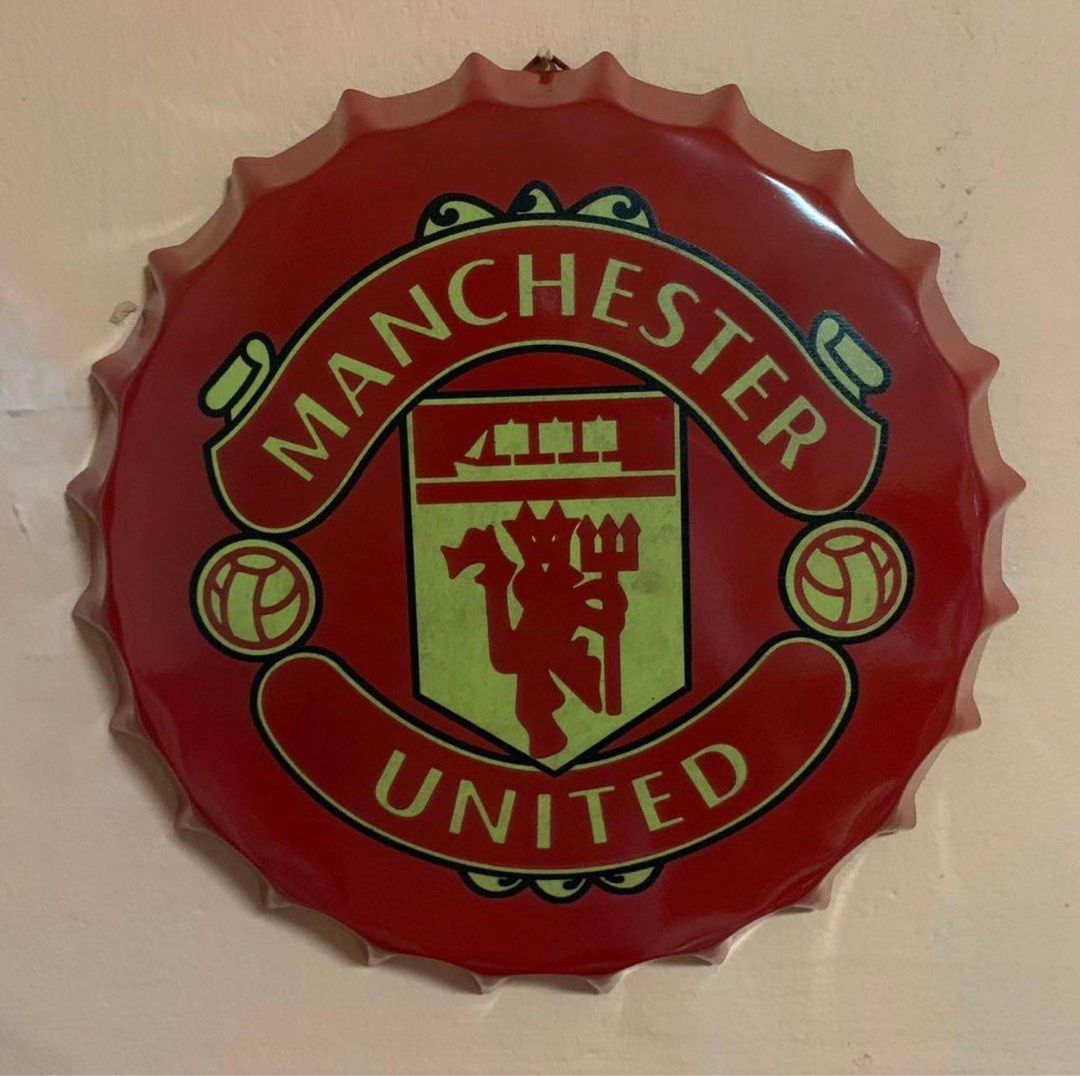 Manchester united wall decorations, Hobbies & Toys, Stationery & Craft ...
