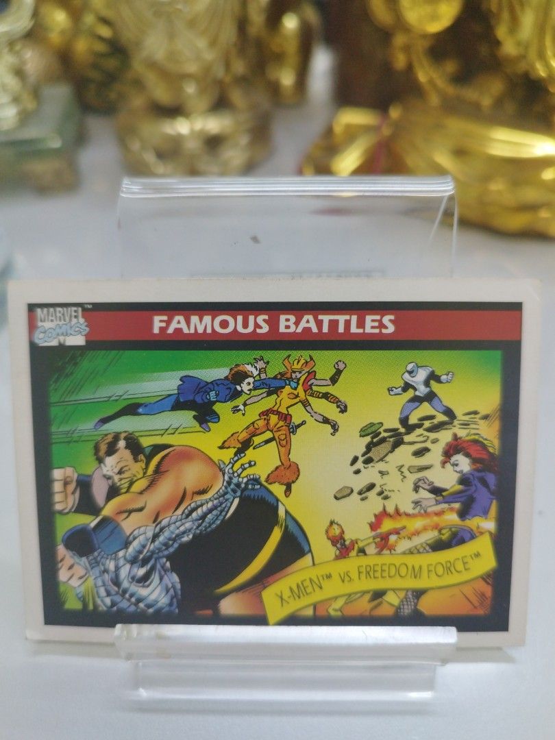 MARVEL COMICS Famous Battles X-Men Vs. freedom force Night Crawler ...