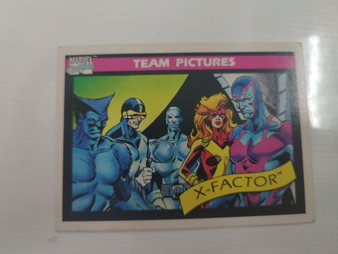 MARVEL COMICS Team Pictures X-Factor Beast Cyclops Iceman Archangel ...