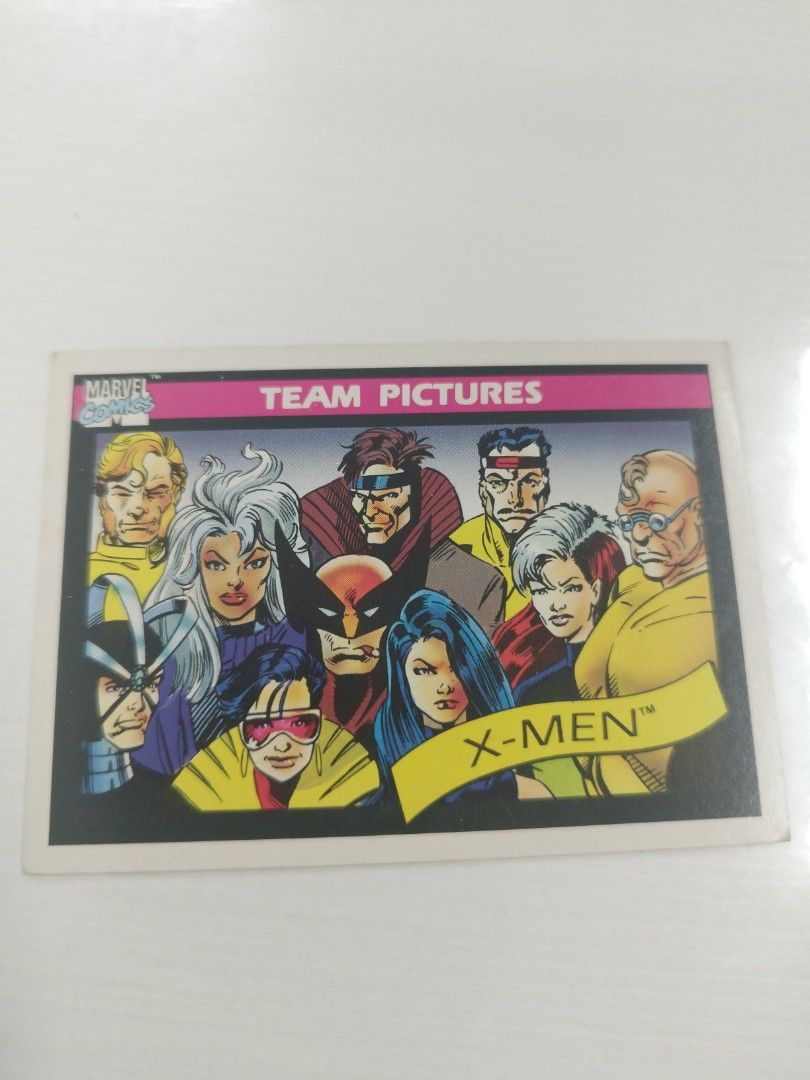 MARVEL COMICS Team PicturesX-Men Banshee Havok Storm Jubilee Wolverine ...