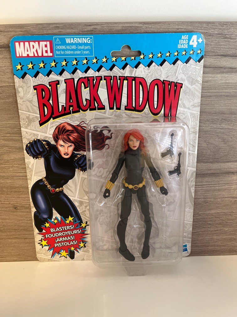 Marvel Legends Retro card Avengers Black Widow, Hobbies & Toys, Toys ...
