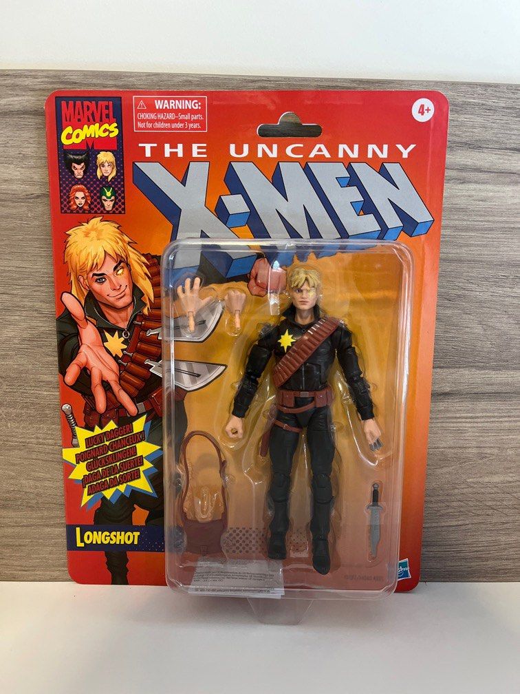 Marvel Legends X-men Retro card Longshot, Hobbies & Toys, Toys & Games ...