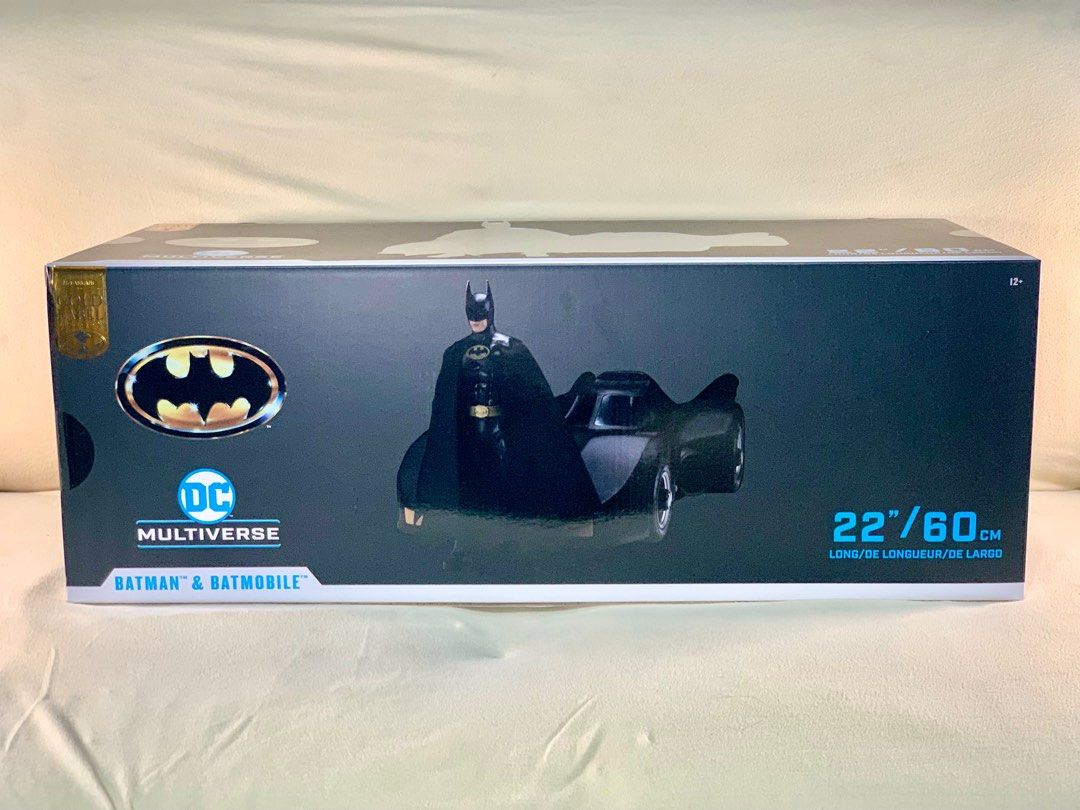 McFarlane Keaton Batman Action Figure and Batmobile Vehicle, Hobbies ...