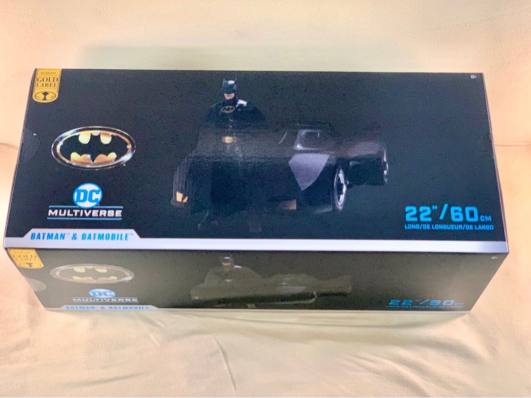 McFarlane Keaton Batman Action Figure and Batmobile Vehicle, Hobbies ...