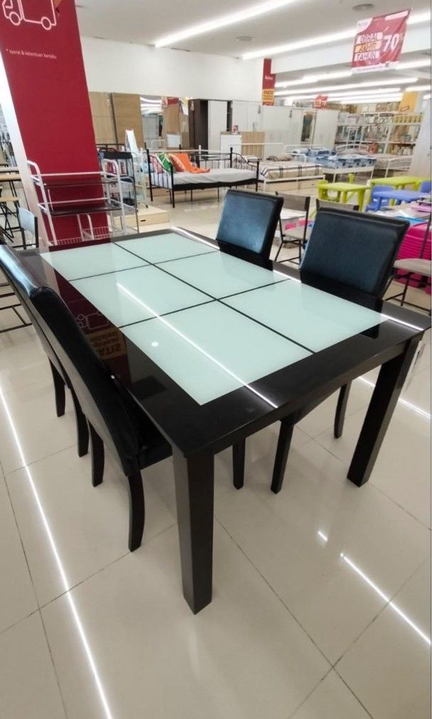 MEJA MAKAN / DINING SET / MEJA BAR / DINNING TABLE SELMA BY INFORMA ...