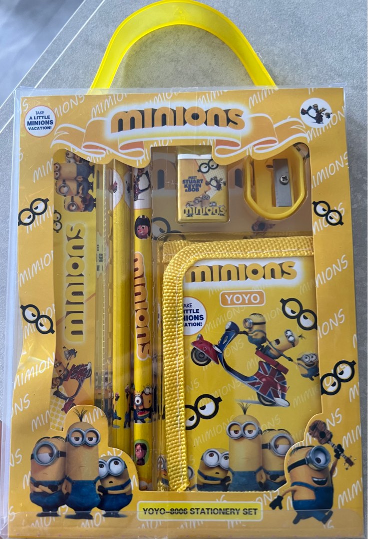 Minion Stationary Set, Hobbies & Toys, Stationery & Craft, Stationery ...