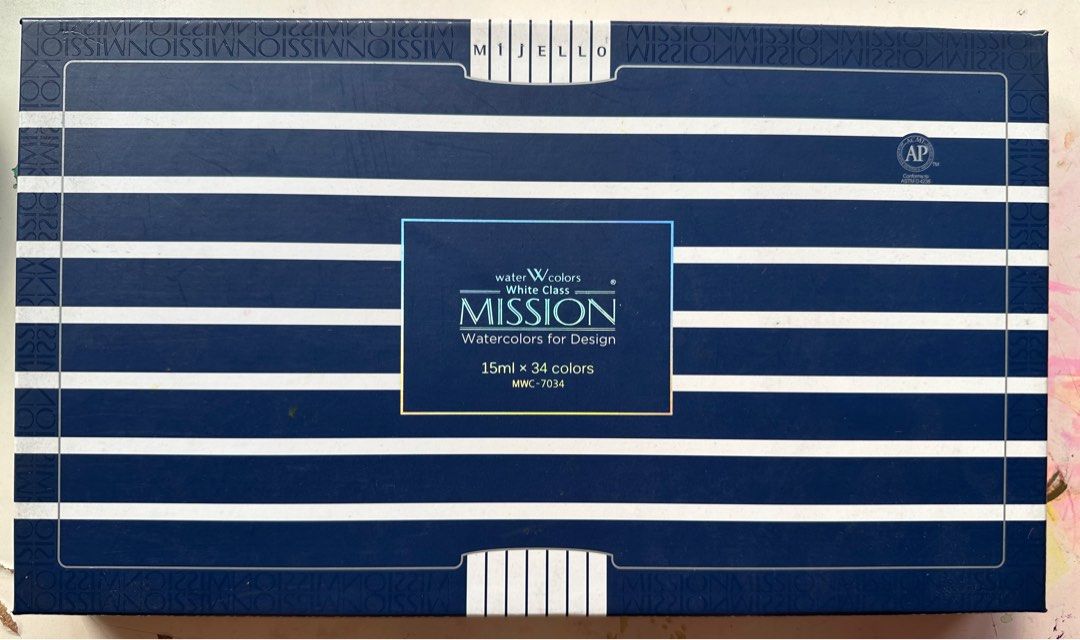 Mission White class water colour paint set, Hobbies & Toys, Stationery ...