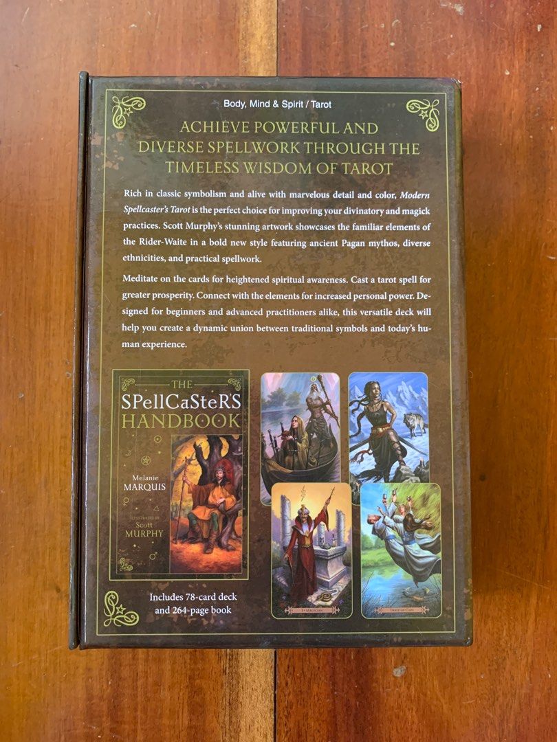 MODERN SPELLCASTER'S TAROT by Melanie Marquis, Hobbies & Toys ...